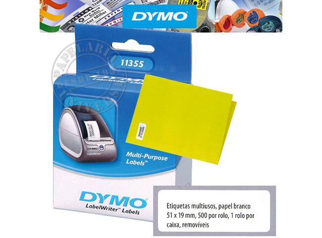 Etiqueta Dymo 11355 (S0722550) 19x51mm Branco [Ref.: 46193]