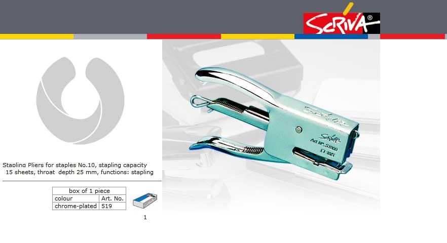 Alicate Agrafar Scriva 519-00 Nº10 [Ref.: 49208]