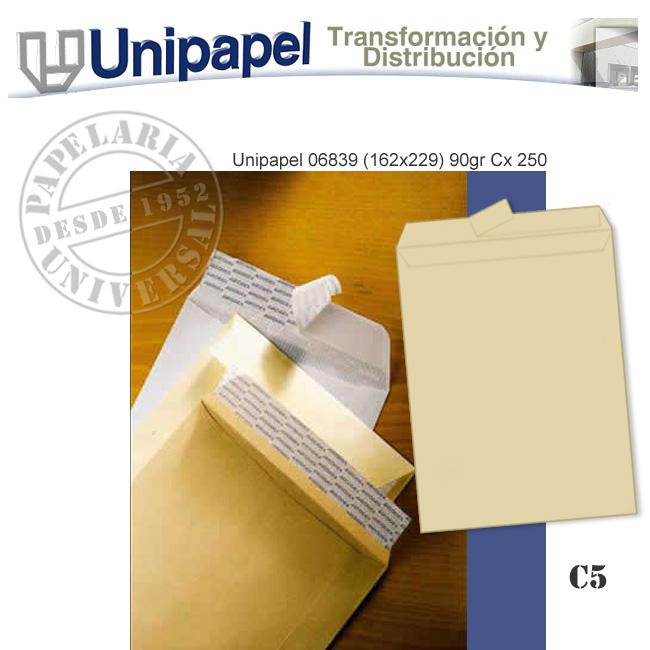 Envelope Saco Kraft 162x229mm 06839 90g Autodex Cx.250 [Ref.: 59431]