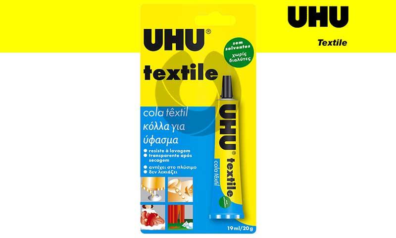 Cola UHU Têxtil 38350 19ml / 20g [Ref.: 74697]