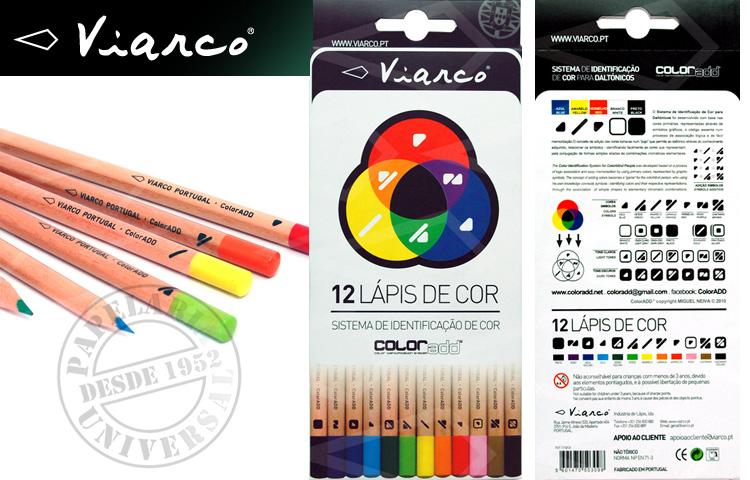 Lápis Cor Viarco 1218/CA Coloradd Cx.12 [Ref.: 75465]