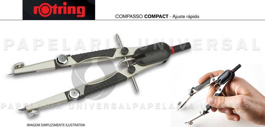 Compasso Rotring S0676580 Compact Ajuste Rápido [Ref.: 77682]