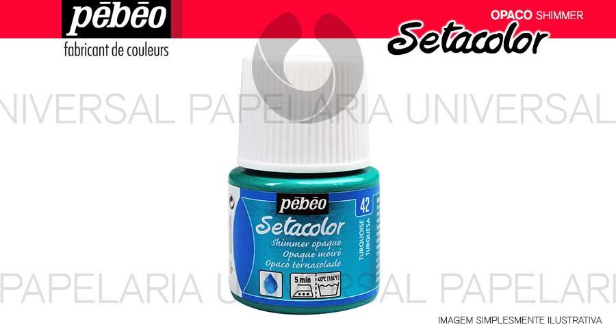 Tinta Pebeo Setacolor Opaco 295-042 45ml Brilhante Turquesa [Ref.: 81619]