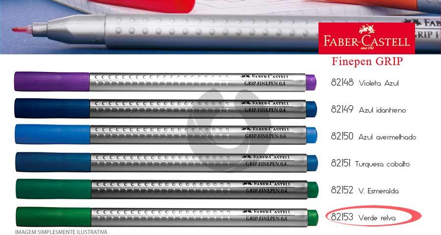 Marcador Faber-Castell 151666 GRIP Finepen Verde Erva [Ref.: 82153]