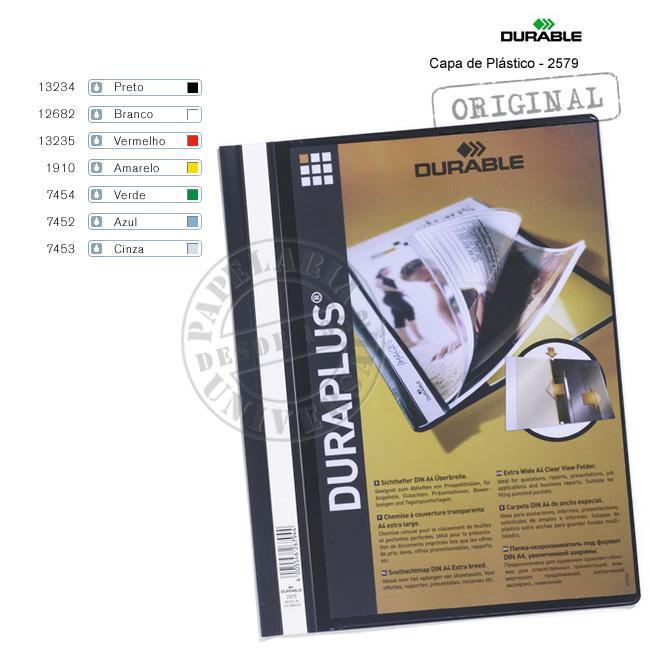 Capa Plástico Durable 2579-03 Vermelho [Ref.: 13235]