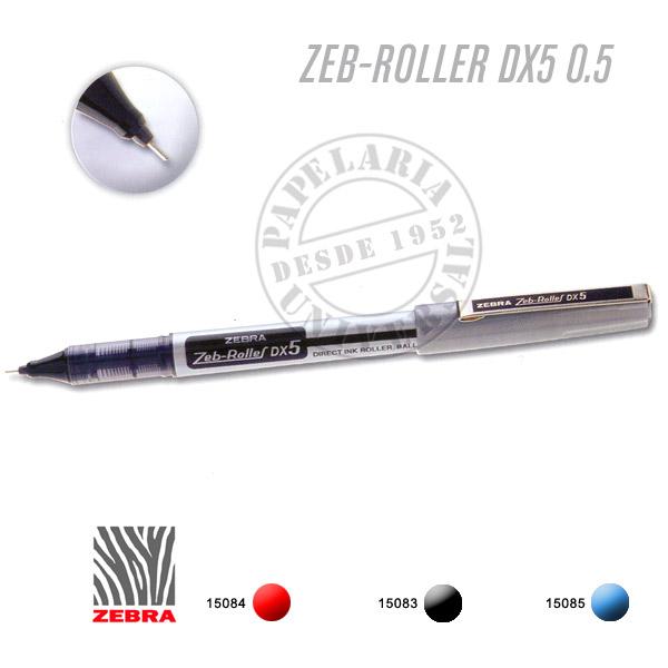 Marcador Zebra Zeb-Roller DX5 0,5mm Preto [Ref.: 15083]