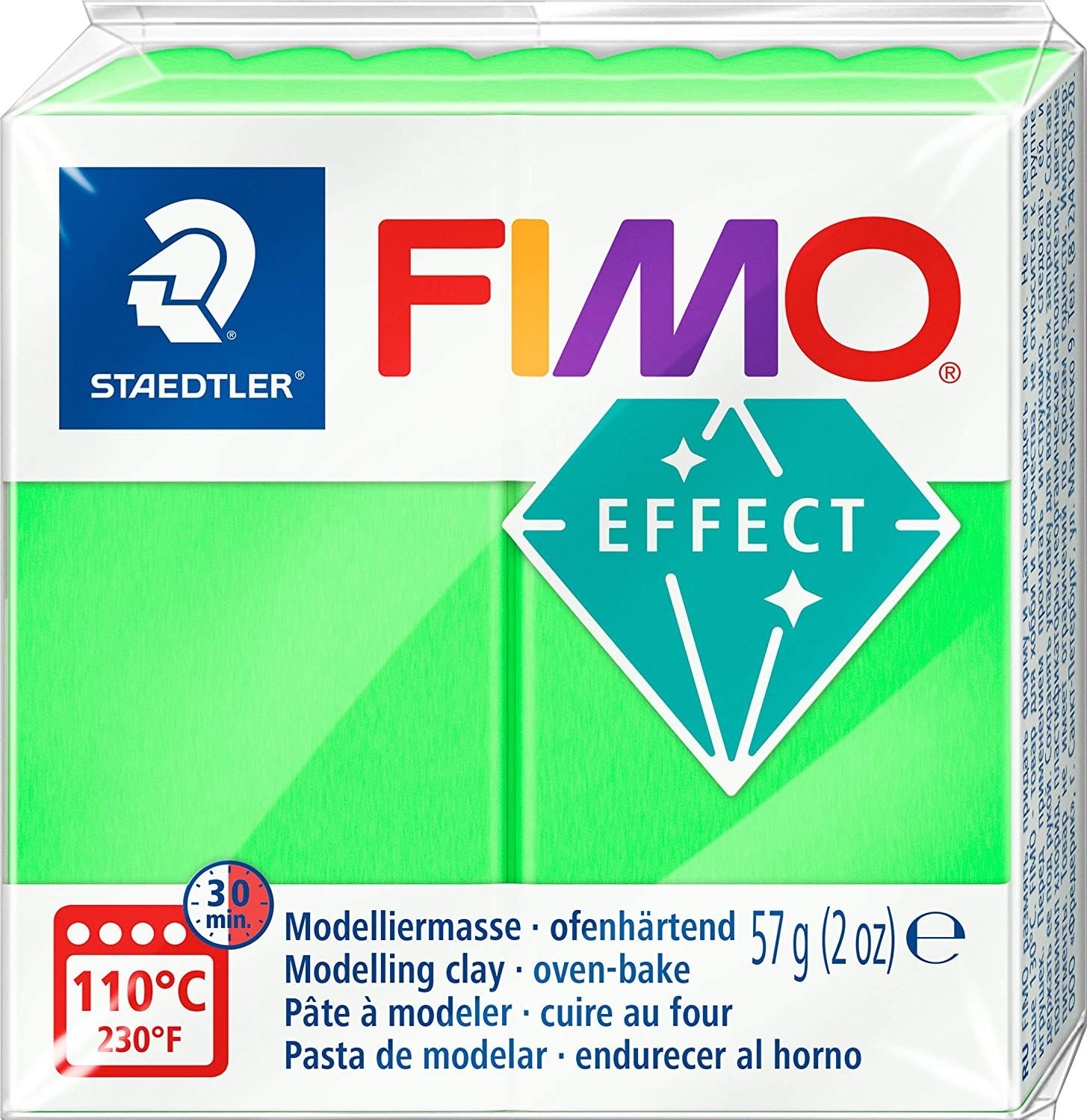 Massa Modelar Fimo 8010-201 57g Rosa Neon [Ref.: 107633]