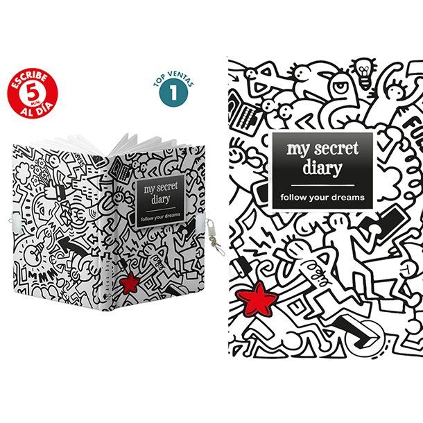 Diário Secreto 600596 A5 80g 168fl [Ref.: 115312]