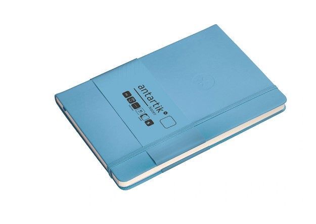 Notebook C/ Elástico Antartik 170044 A5 Capa Dura Liso Az Cl [Ref.: 117687]