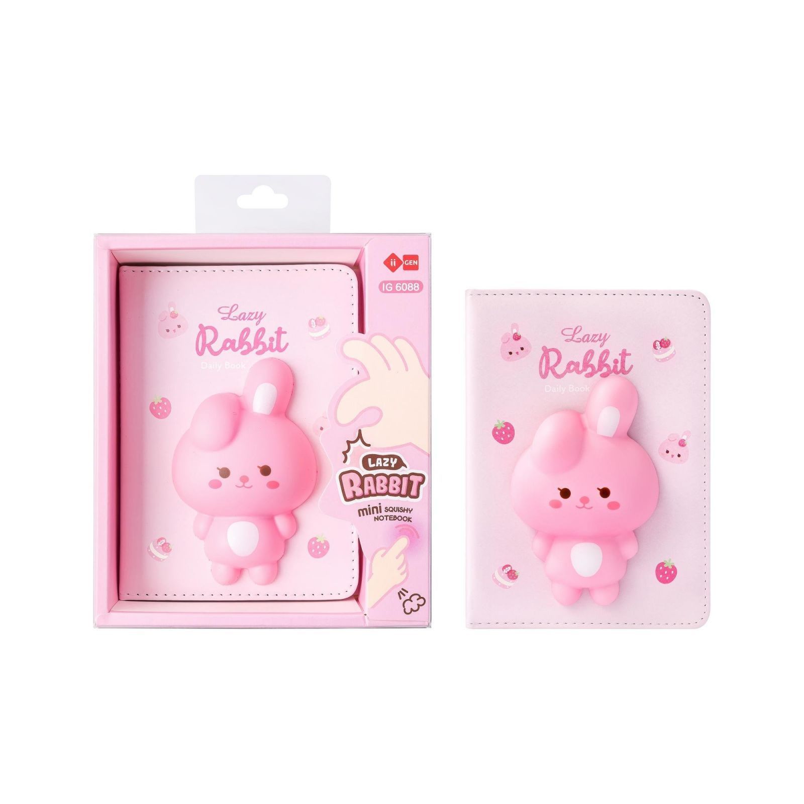 Mini Notebook Squishy IG6088 Lazy Rabbit [Ref.: 118097]