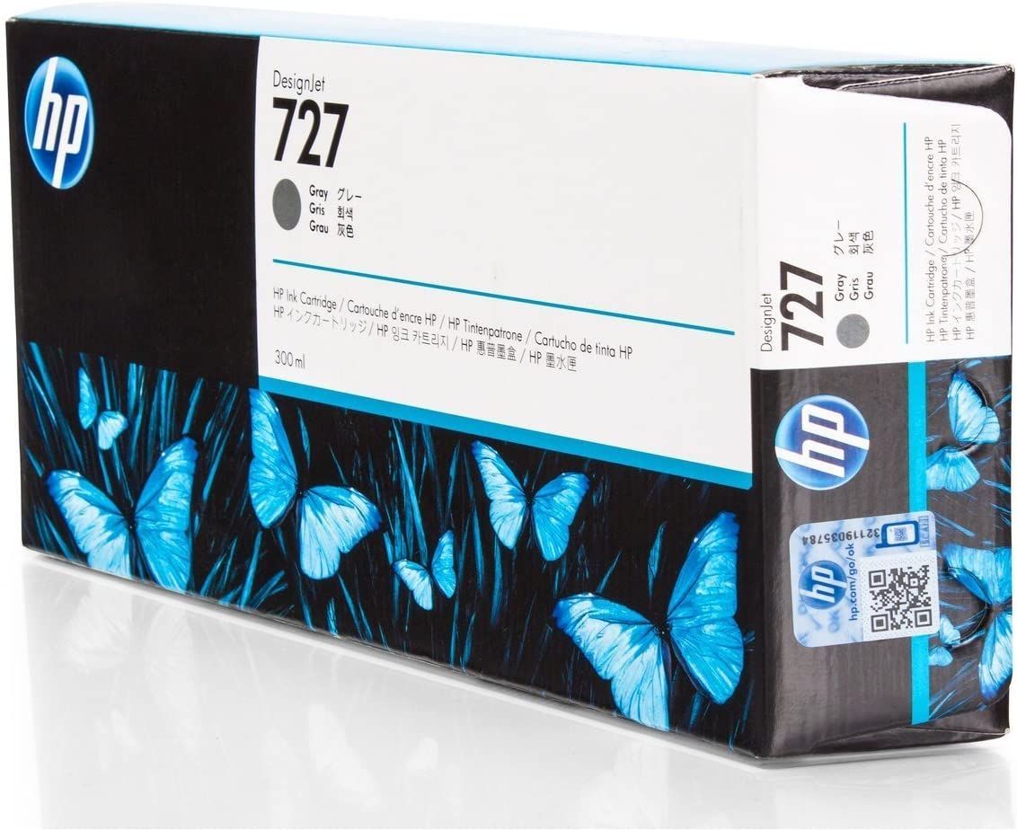 Tinteiro HP F9J80A (727) 300ml Cinza [Ref.: 106762]